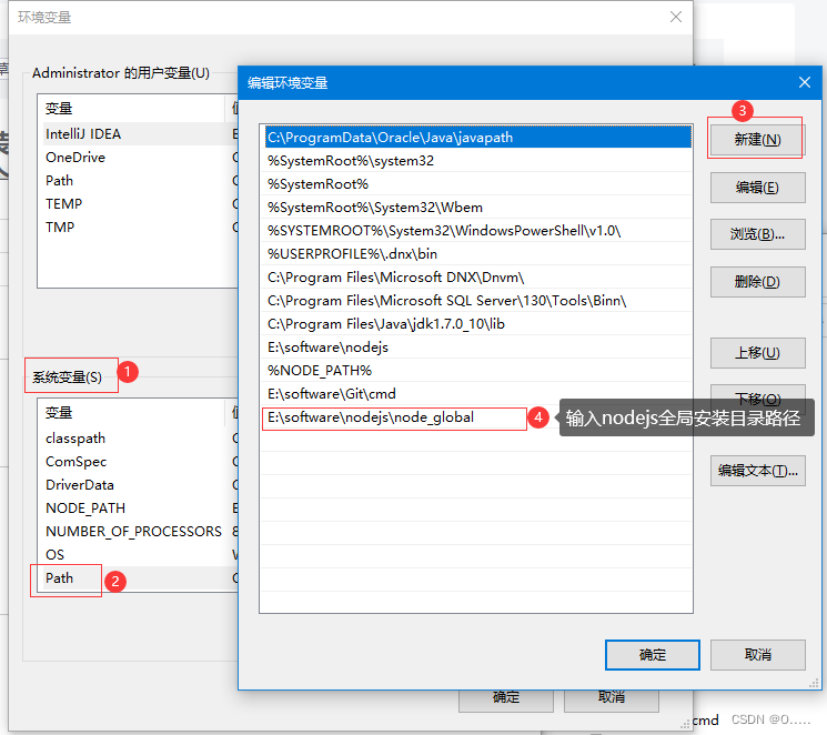 安装完vue Cli后 在控制台输入vue 显示‘vue‘ 不是内部或外部命令，也不是可运行的程序 或批处理文件安装了vue Cli为什么