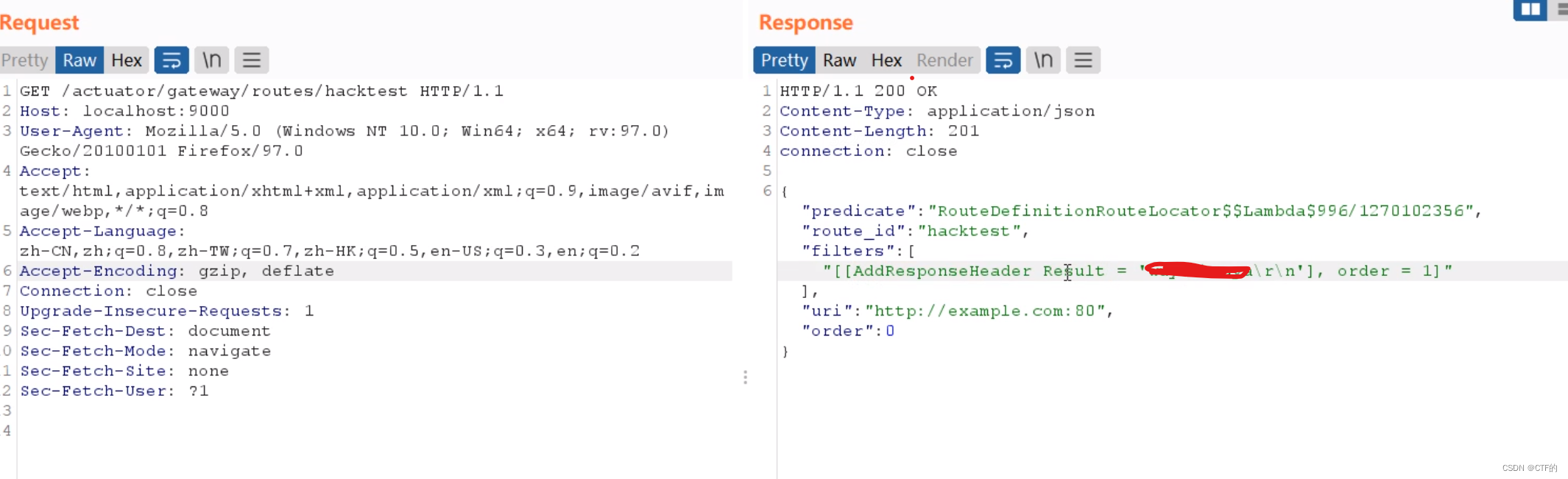 Spring Cloud Gateway RCE漏洞的IDEA复现_spring gateway rce-CSDN博客