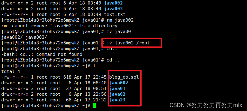 【Linux】Linux中的常用指令和将java程序运行环境部署到Linux_java linux环境执行命令-CSDN博客