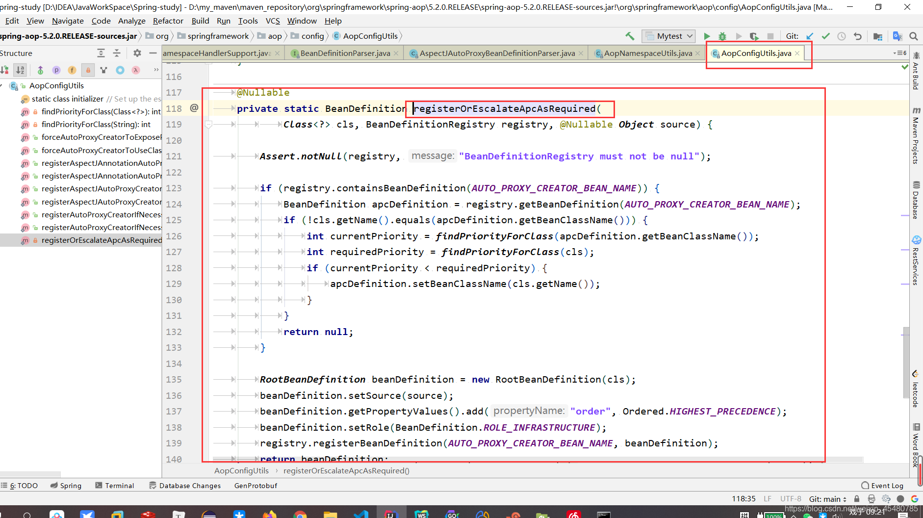 Spring源码学习(十八)---基于注解配置Aop的aspectj-autoproxy解析_aop:aspectj-autoproxy-CSDN博客