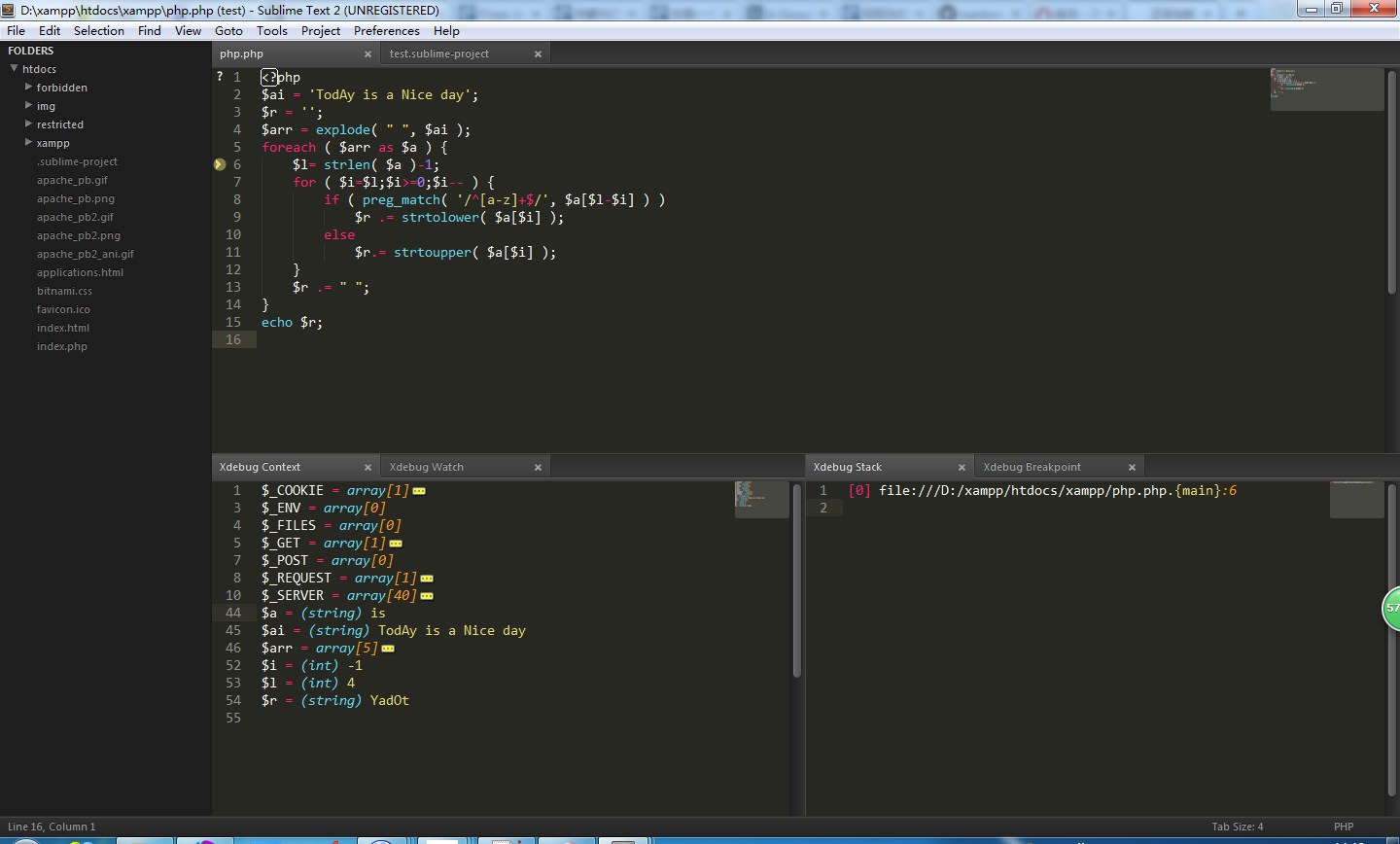 如何配置sublime xdebug断点-CSDN博客