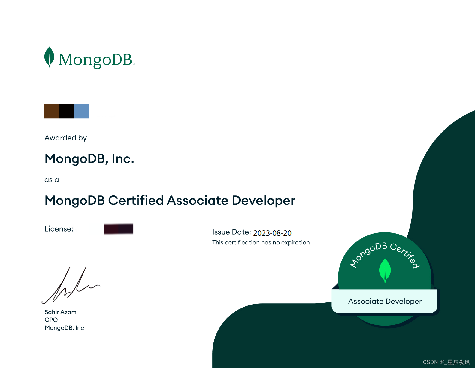 MongoDB Certified Associate Developer 认证考试心得_mongodb认证考试-CSDN博客