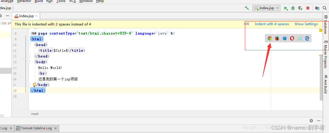 手把手在idea创建jsp环境_idea jsp-CSDN博客