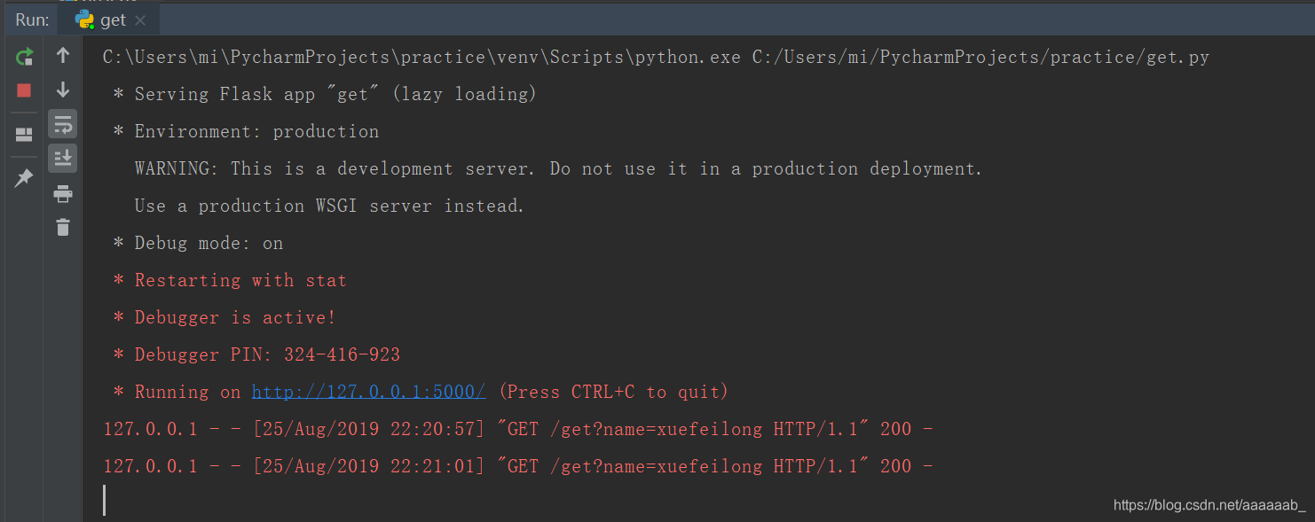 使用postman模拟与后端flask的Get/Post数据交互_post后端没收到flask-CSDN博客