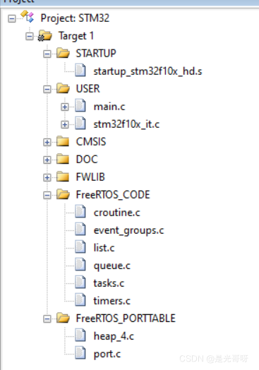 Stm32移植freertos(图文实操)stm32从boot跳到freertos的例子 Csdn博客