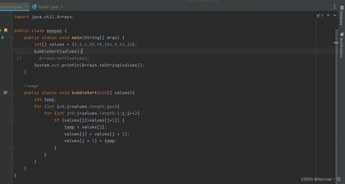 Java冒泡排序实现（详情）java实现冒泡排序 Csdn博客