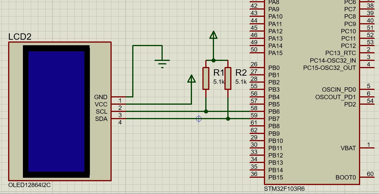 stm32CubeMX+Proteus仿真OLED12864I2C-CSDN博客