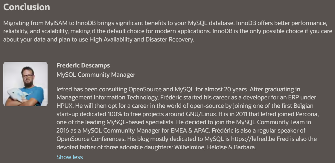 “COUNT(*) MyISAM比InnoDB更快”是误解_count innodb和myisam-CSDN博客