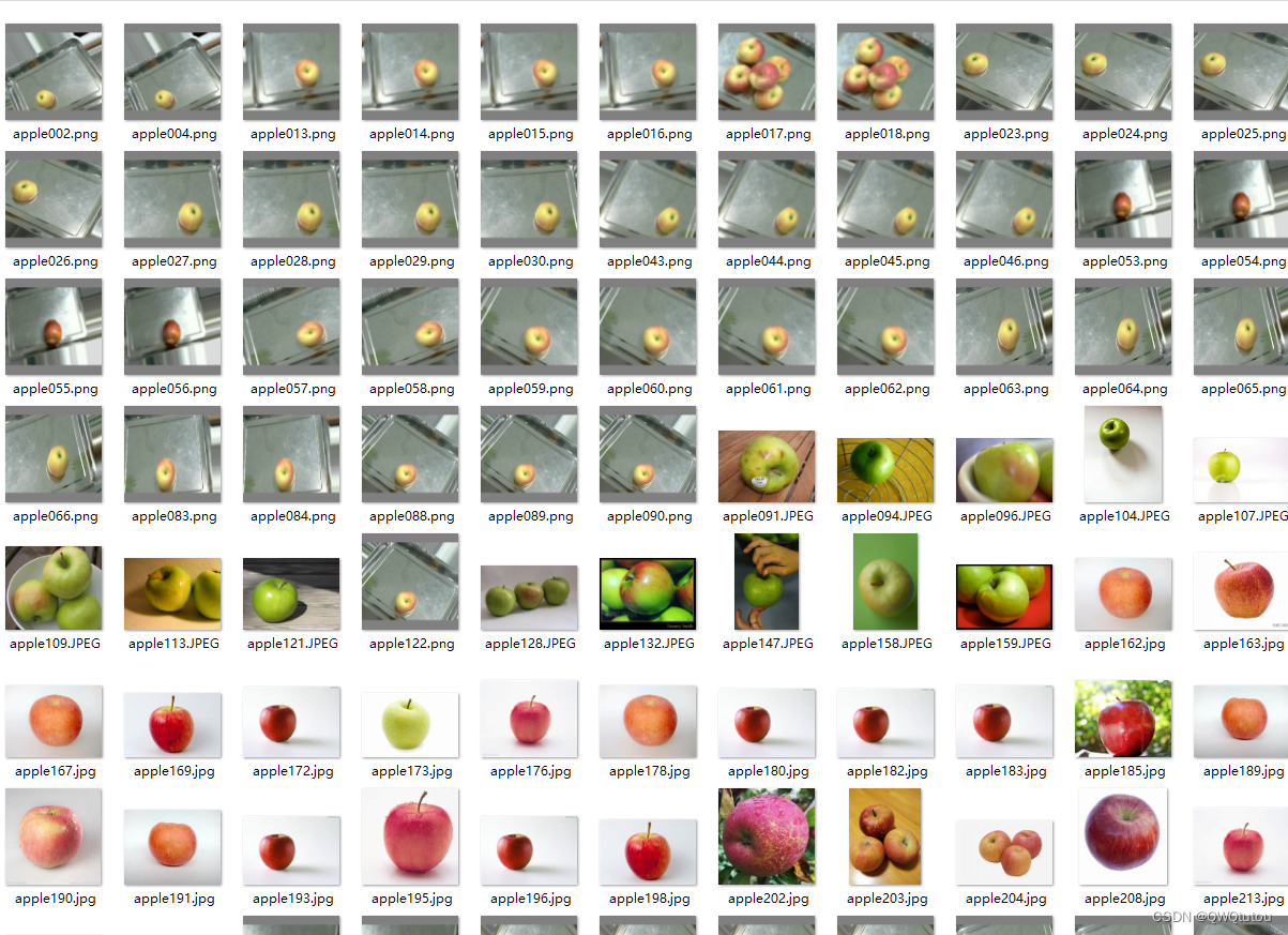 苹果数据集-CSDN博客