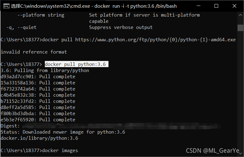 win10下 docker 配置python pytorch深度学习环境_win10创建docker python-CSDN博客