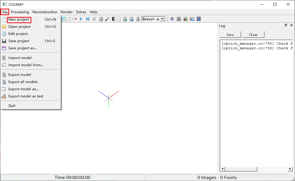 用COLMAP实现SfM三维重建_colmap sfm-CSDN博客