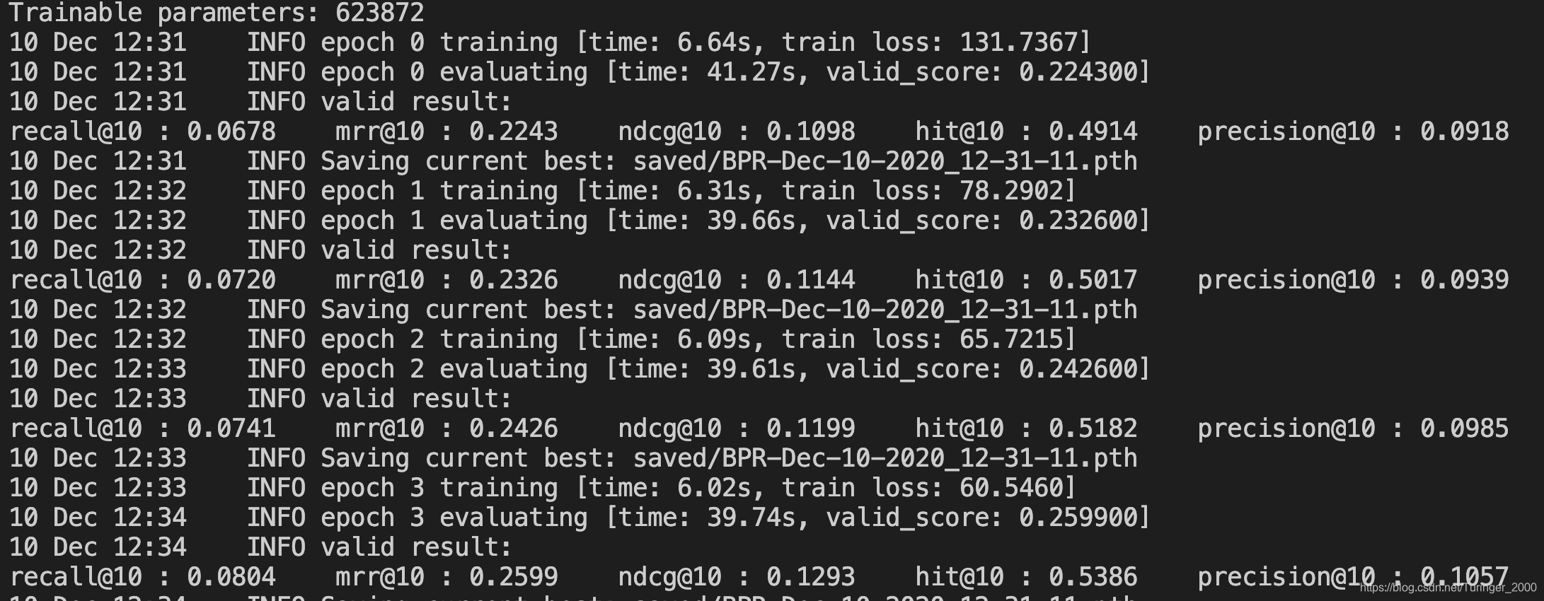 RecBole小白入门系列博客（二） ——General类模型运行流程-CSDN博客