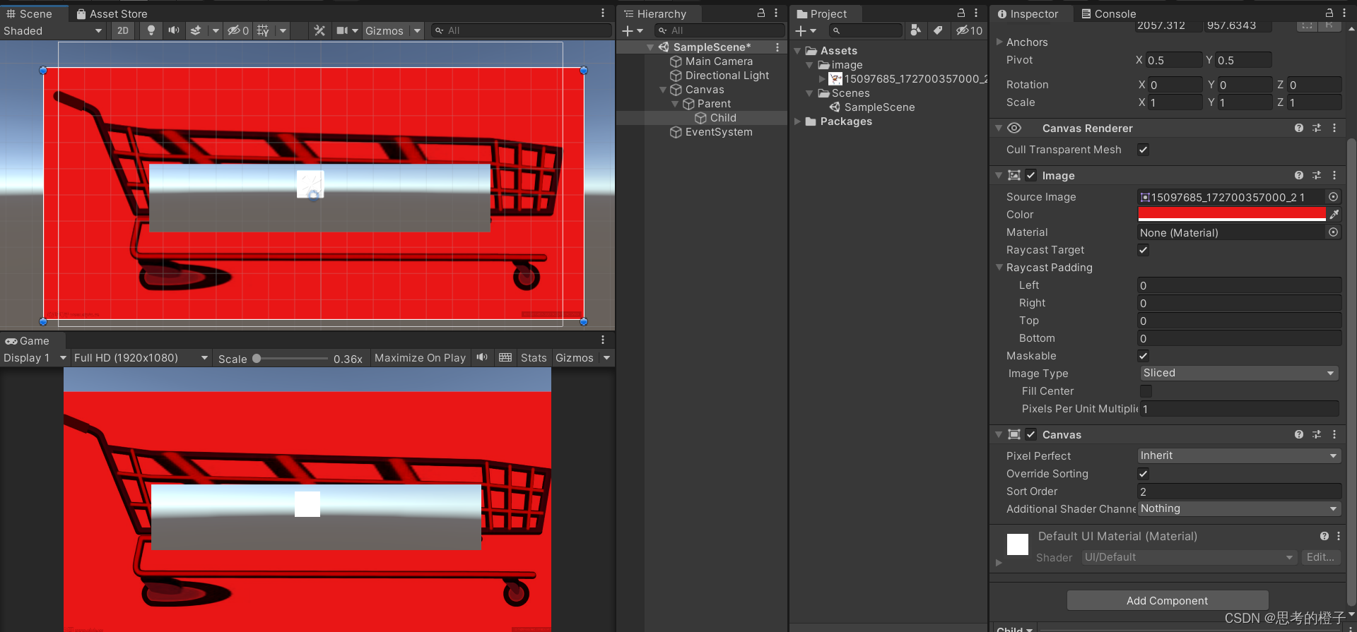 UnityUGUI之一：image和Rawimage_rawimage unity 9宫格-CSDN博客