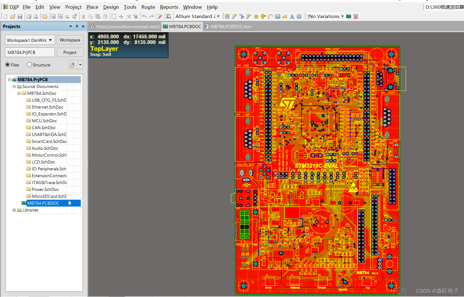 STM32F107VCT6官方原理图和PCB_stm32f107vct6原理图-CSDN博客