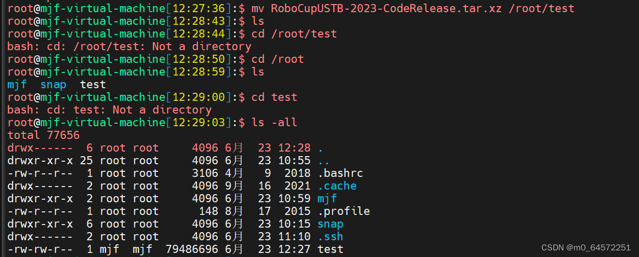 linux命令mv、 tar_tar mv-CSDN博客
