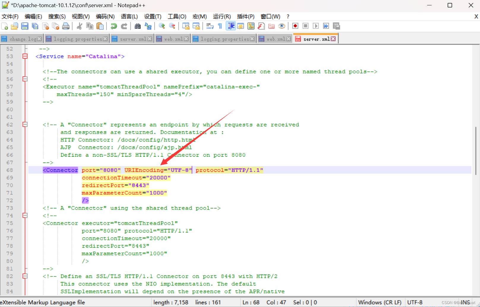 Tomcat后端get请求获取中文数据乱码_tomcat get请求中文乱码-CSDN博客