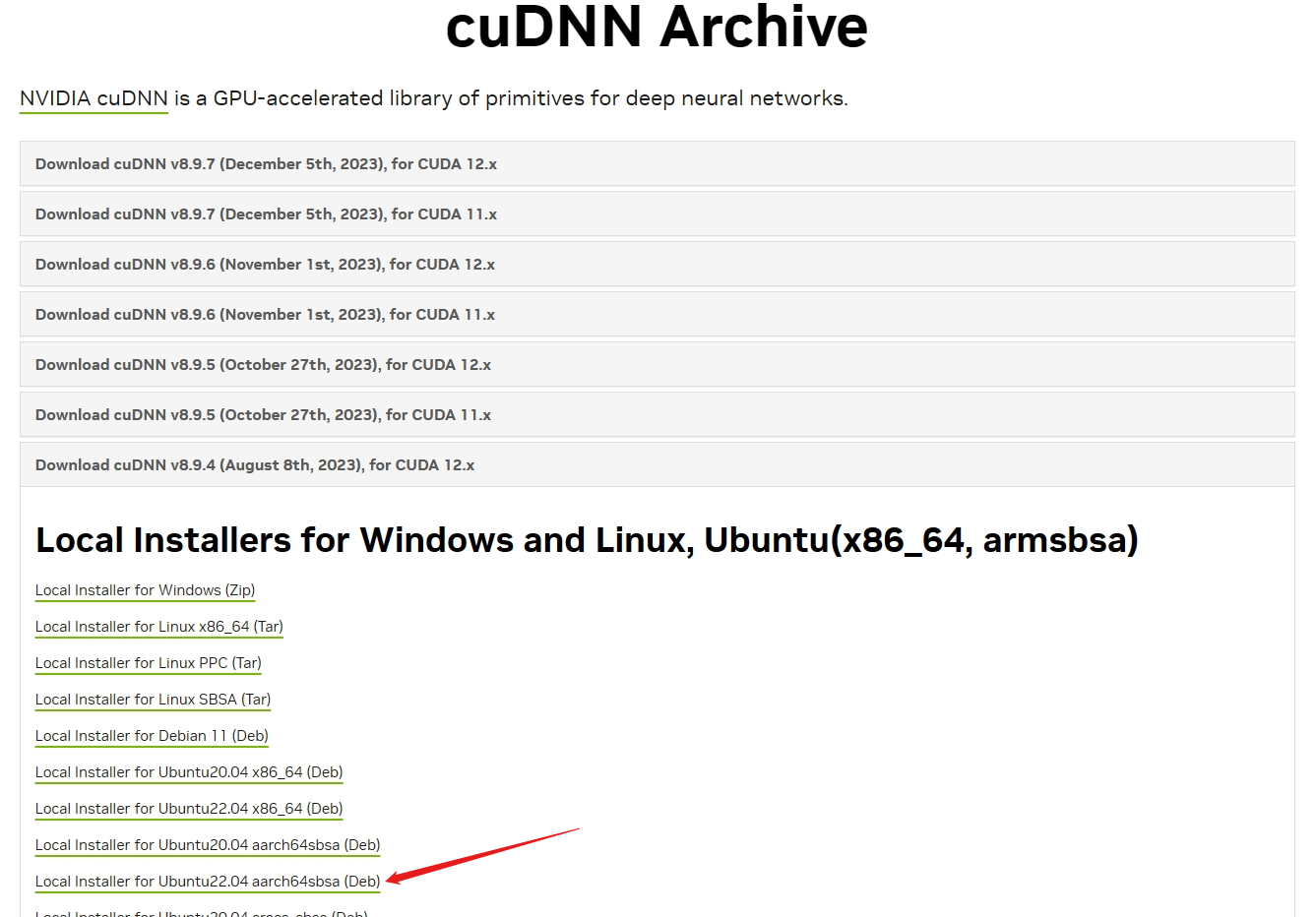 Ubuntu22.04安装CUDA12.1 cuDNN8.9.7 pytorch2.2.2-CSDN博客