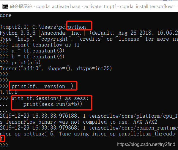 Windows10下安装使用tensorflow2.0_win10下载tensorflow2.0-CSDN博客