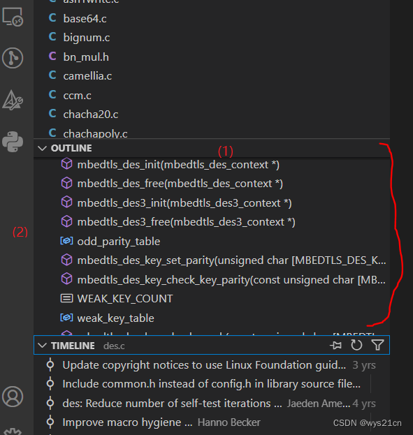 VSCODE-如何让Outline里列出更多函数和变量_vscode outline-CSDN博客
