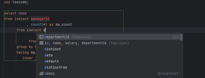 处理dattagrip报错之不存在的列名和解析错误不提示_datagrip表名爆红-CSDN博客