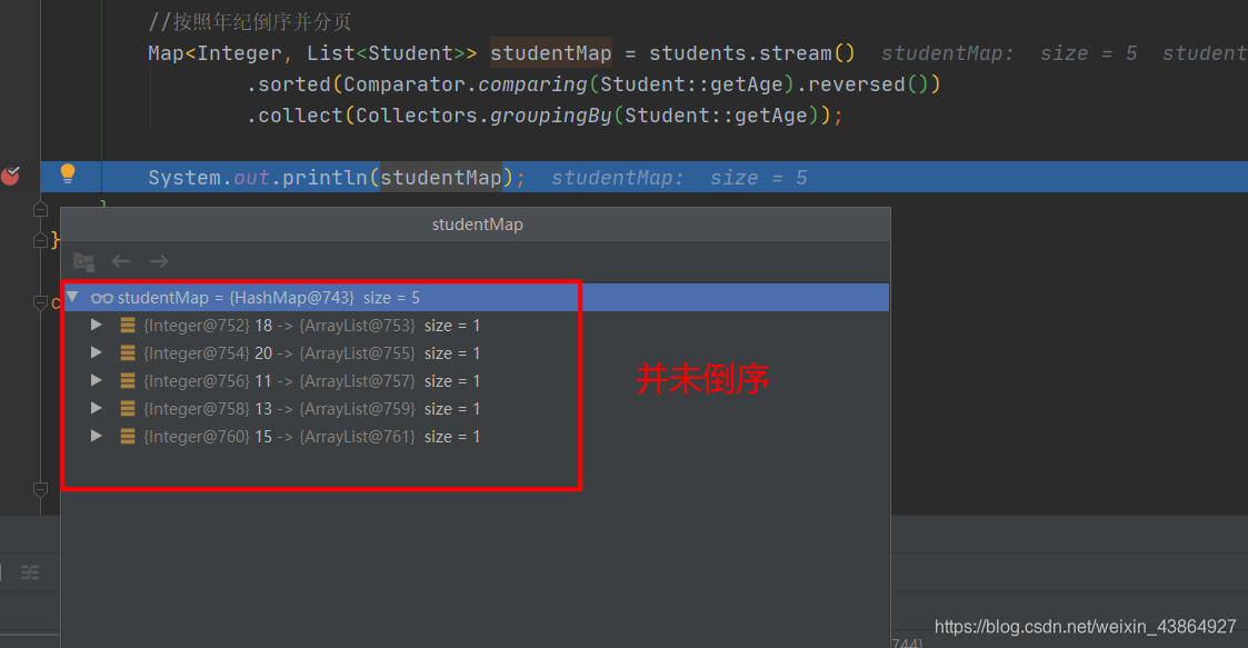 解决Java8 分组groupingBy 后排序不变的问题_java steam groupby 排序-CSDN博客