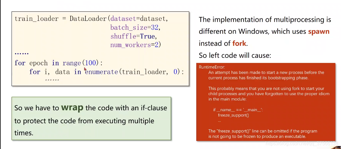 DataLoader多线程报错问题解决_userwarning: dataloader with multi-process mode is-CSDN博客