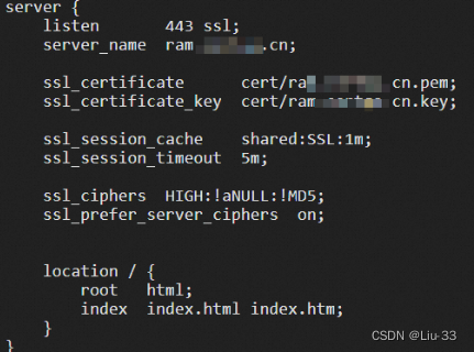 linux服务器Nginx中配置SSL证书_linux nginx ssl证书-CSDN博客