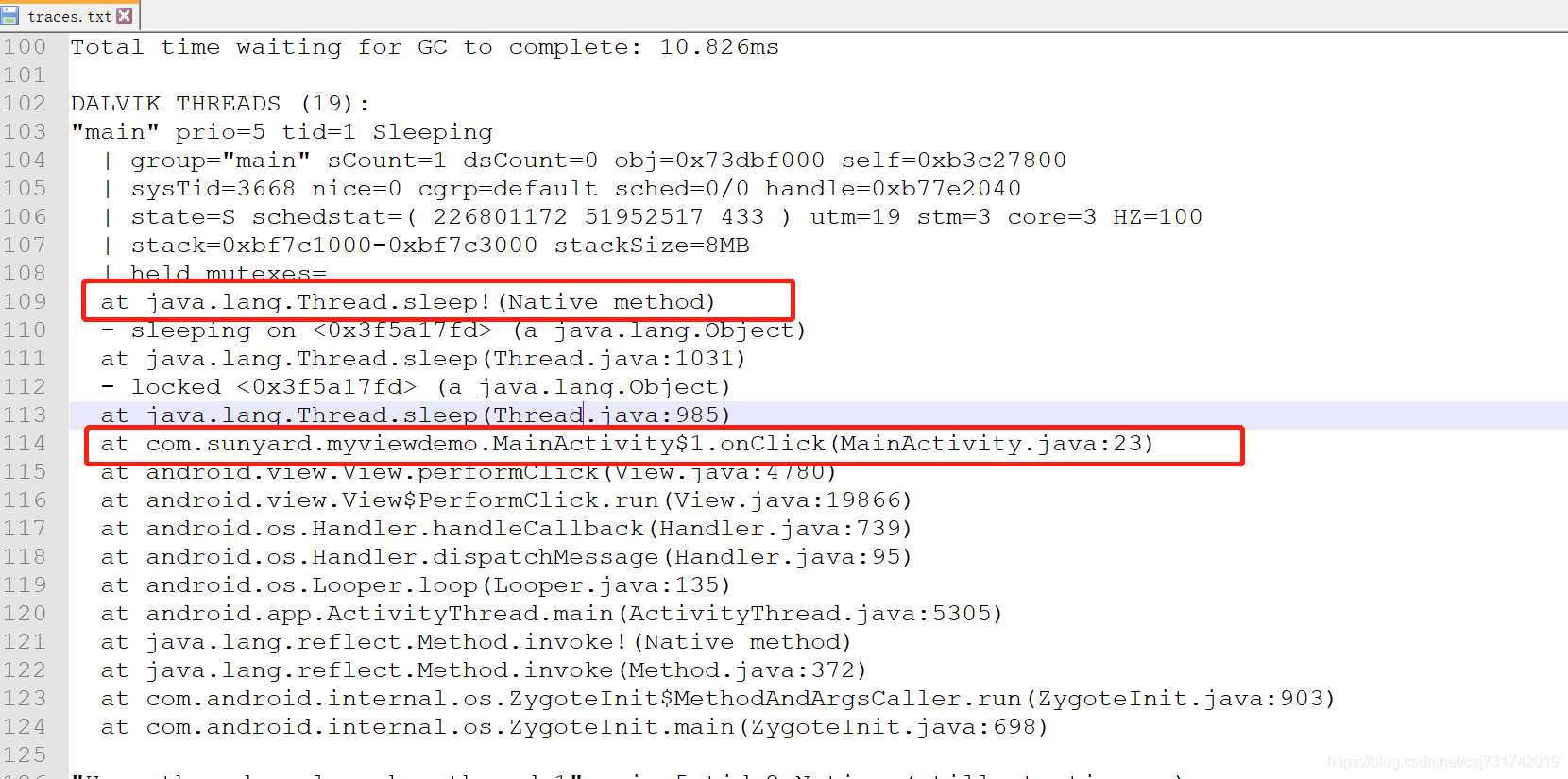 Android 快速定位ANR问题_通过stacktrace发现代码是否anr-CSDN博客