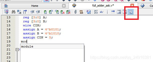 Verilog中的自动补全、wire寄存器和位运算符_verilog语言位数补齐-CSDN博客