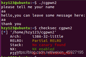 【pwn学习笔记2】cgpwn2（攻防世界新手pwn题）_ctf pwn binsh目录下只有echo? echo flag??-CSDN博客