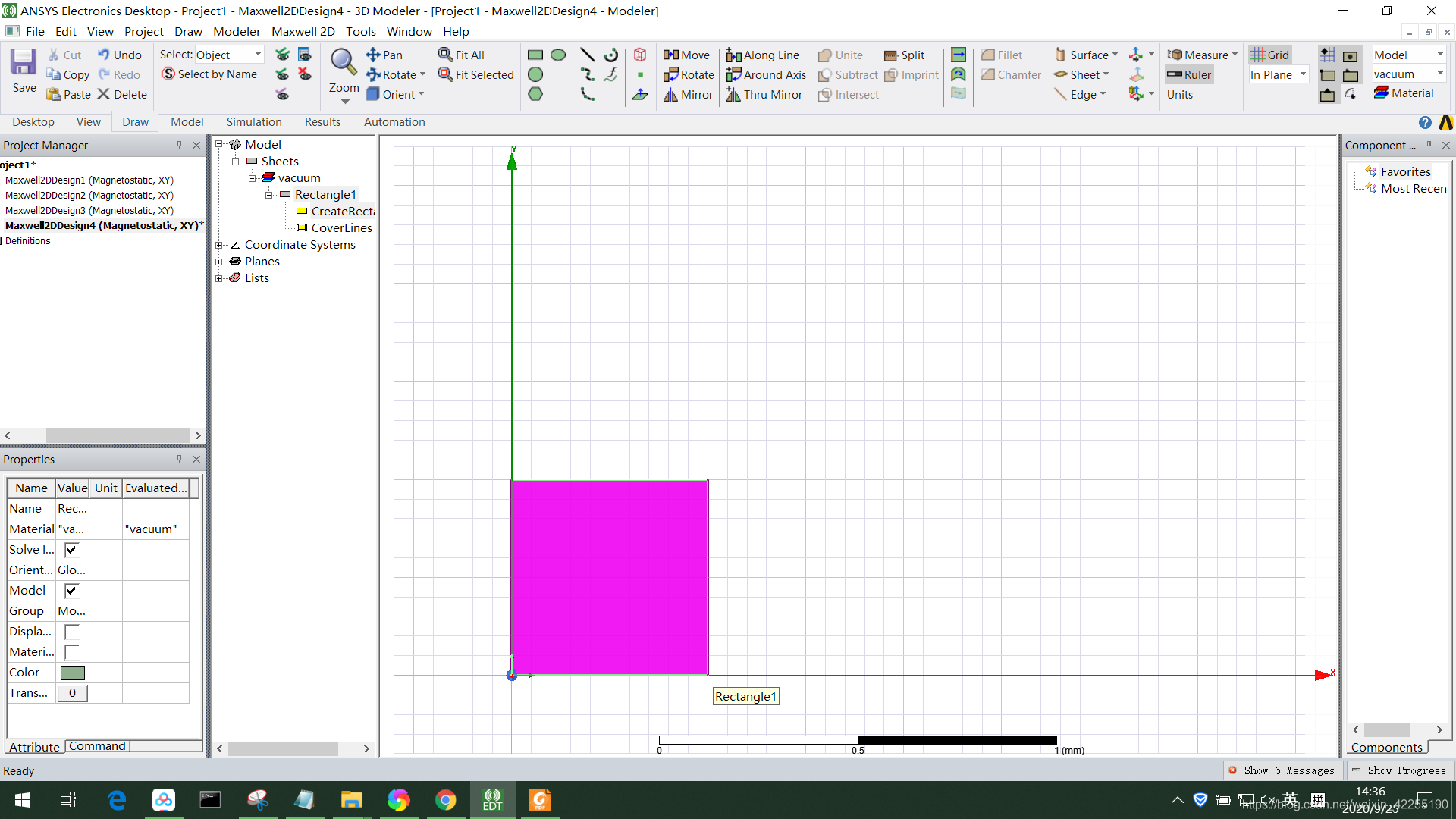 YDOOK: ANSYS Maxwell 教程 Electronic Desktop 19 教程5：绘制曲面模型_ansys electronic desktop边界-CSDN博客