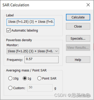如何在CST软件中获得多天线不同频的SAR_cst sar-CSDN博客