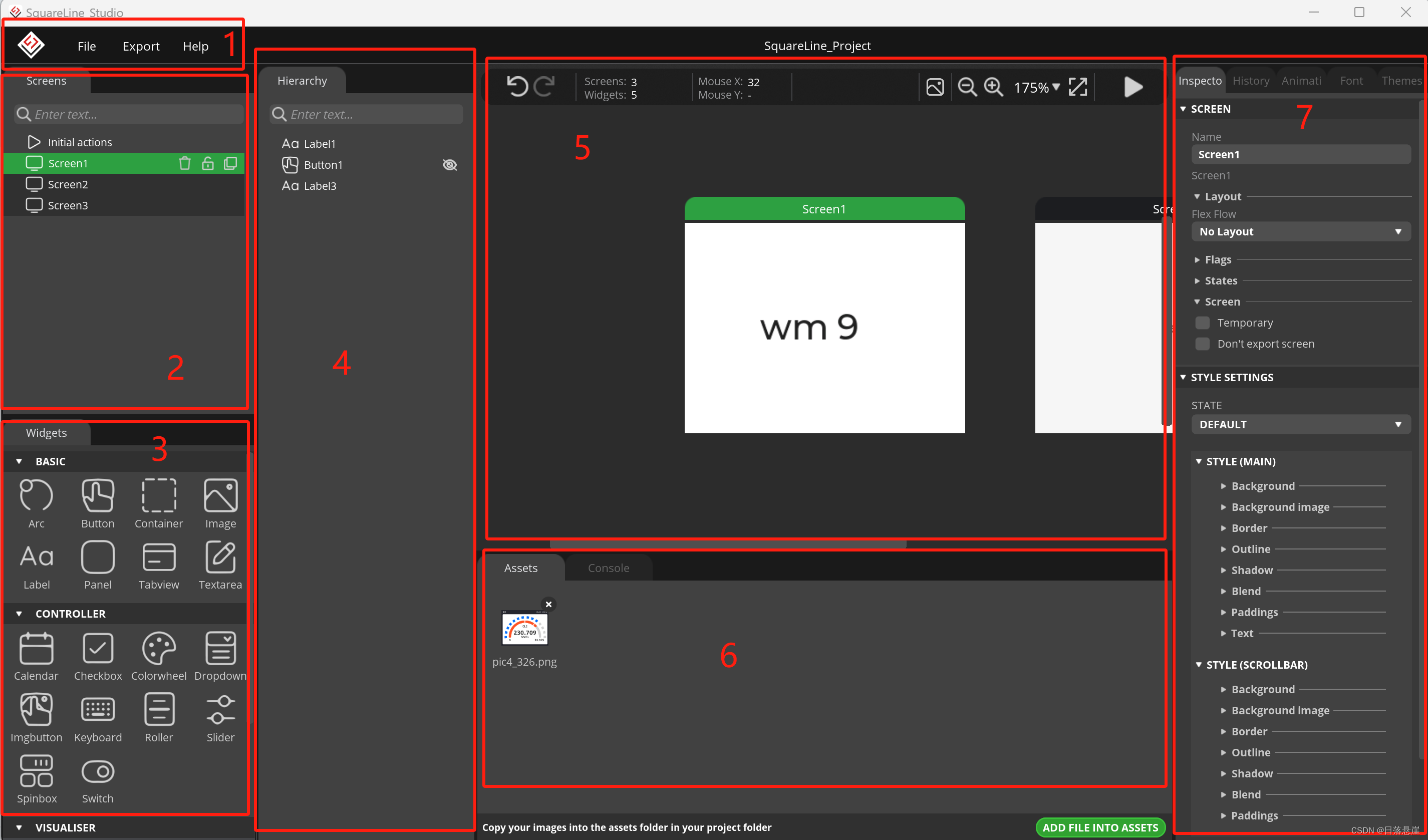 2024版 零基础入门LVGL设计软件 Squareline Studio 2 界面介绍_ESP32与LVGL企业级实战-CSDN专栏