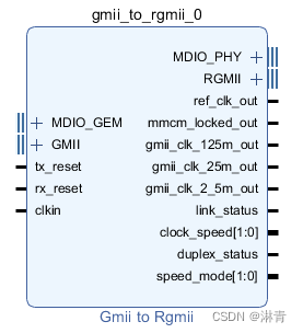 Xilinx GMII TO RGMII IP核介绍及使用-CSDN博客