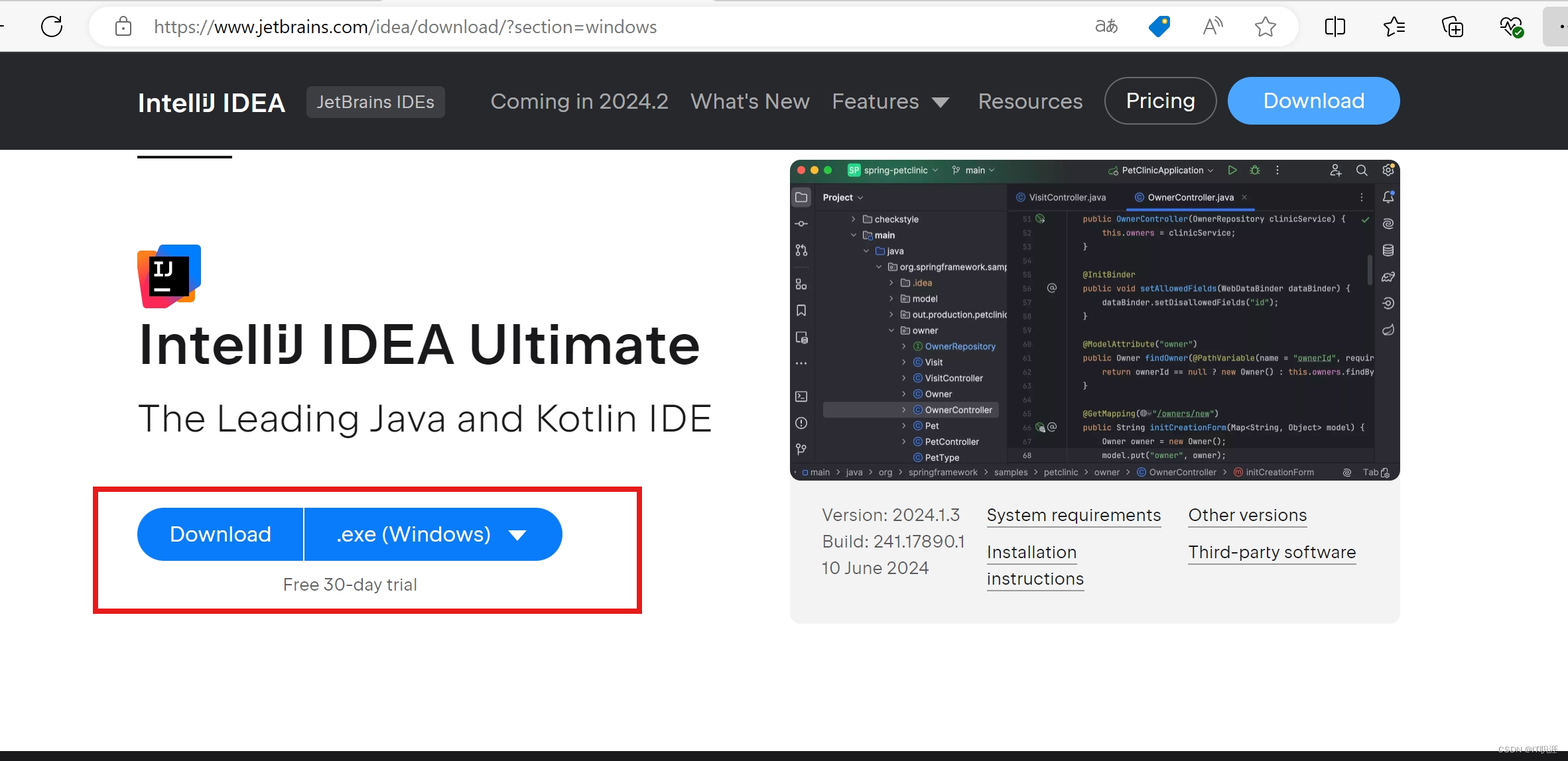 【2024最新版】IntelliJ IDEA软件下载安装手册详解（Windows版）-CSDN博客