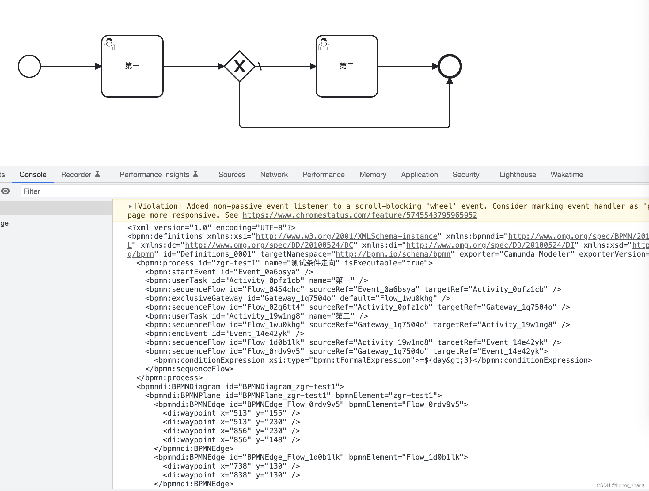 bpmn-js显示Flowable的BpmnModel转换为xml文档的流程图排他网关丢失中间“X”_bpmn.js flowable-CSDN博客
