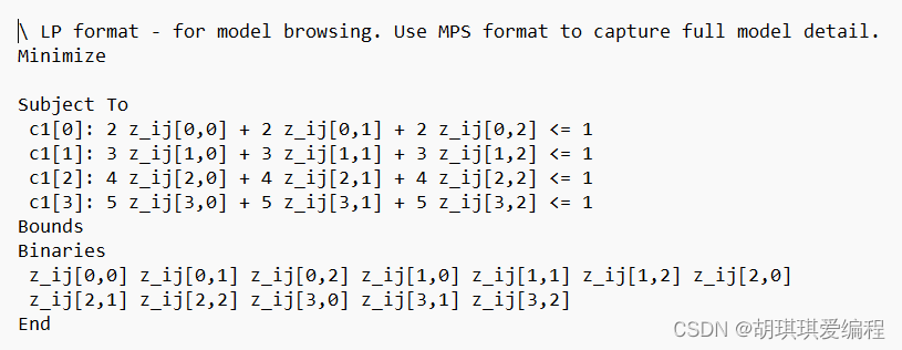 【Python】 gurobipy 学习笔记3——sum的进阶使用_gurobipy.grb.binary变量可以求和吗-CSDN博客