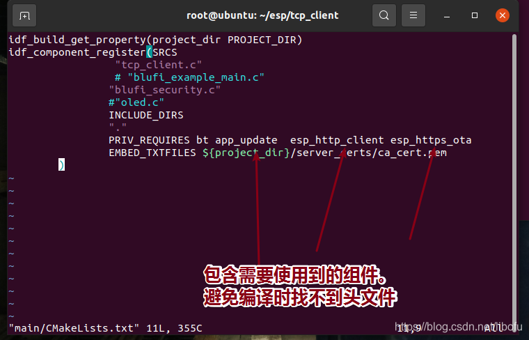 Esp32uarttcpclientotaesp32 Uart Tcp Client Csdn博客 8390