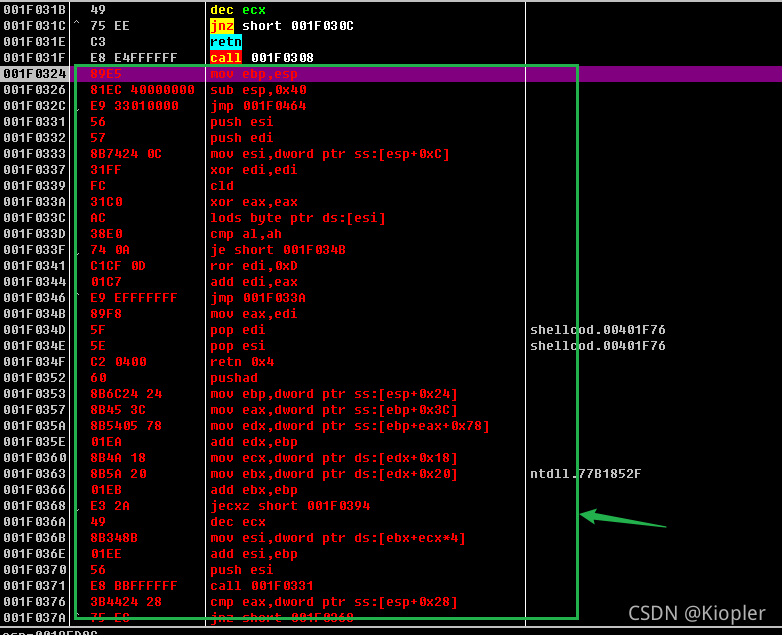 恶意软件分析实战18-shellcode调试逆向Lab19-1_shellcode-launch-CSDN博客