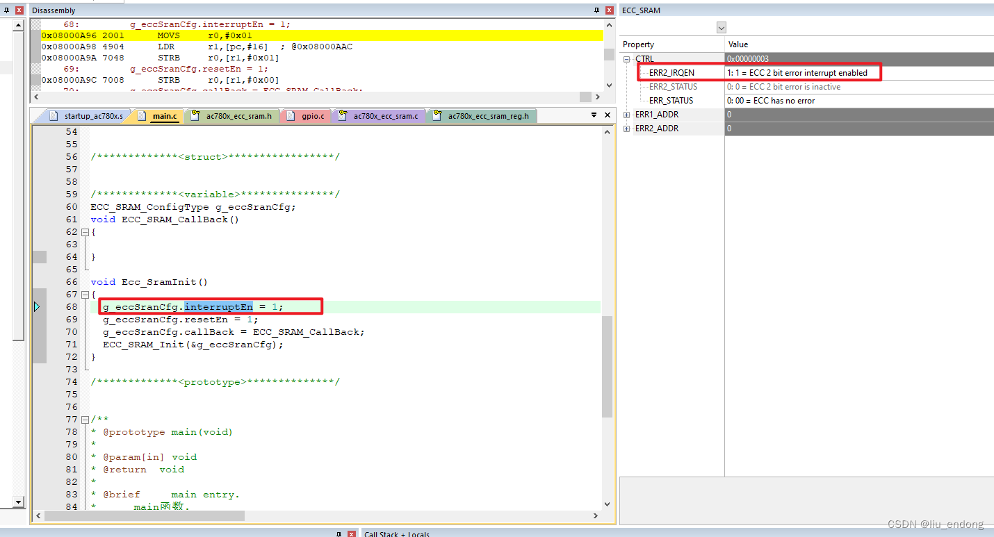 杰发科技AC7801——SRAM 错误检测纠正_sram带1bit ecc矫正-CSDN博客