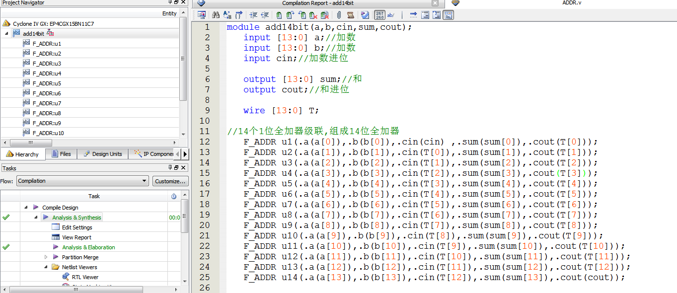 基于fpga的14位全加器设计verilog代码quartus仿真verilog实现14进制 Csdn博客