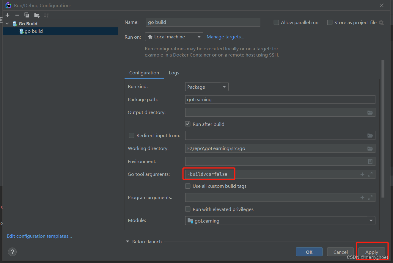Go解决报错 error obtaining VCS status: exit status 128 Use -buildvcs=false to disable VCS stamping ...