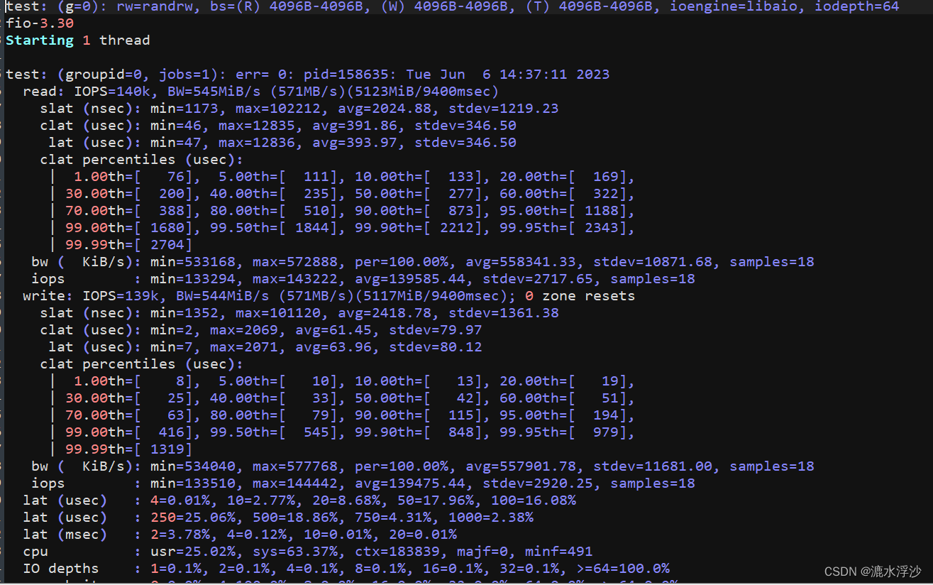 Linux下Python脚本的编写解析fio测试log(四)_fio测试脚本-CSDN博客