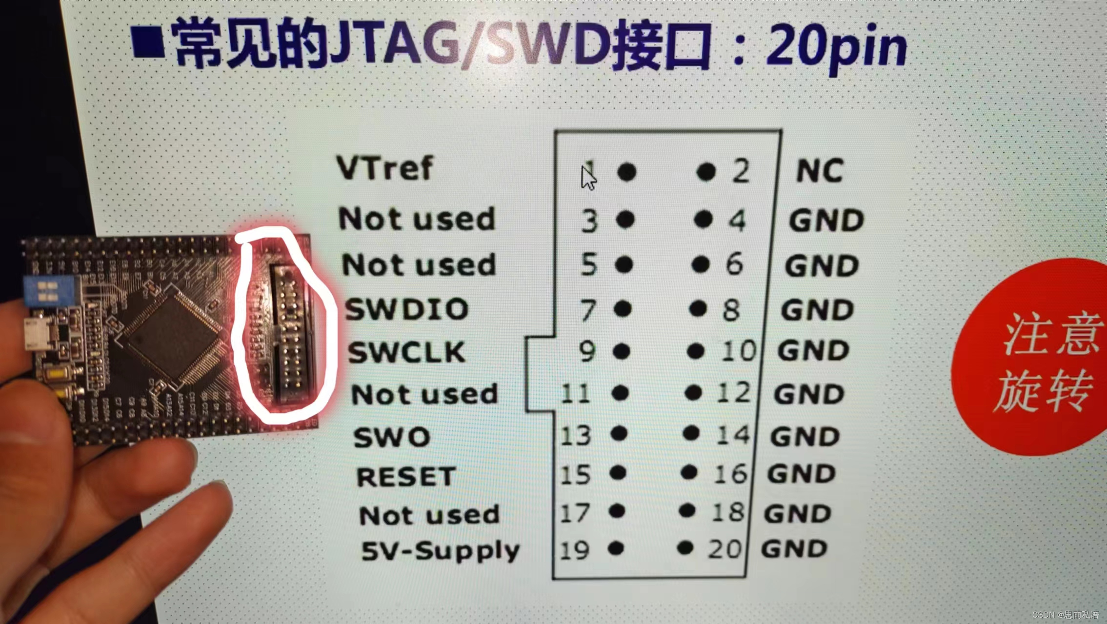 SWD/JTAG接口给STM32f407vet6下载程序测试_stm32f407 jtag-CSDN博客