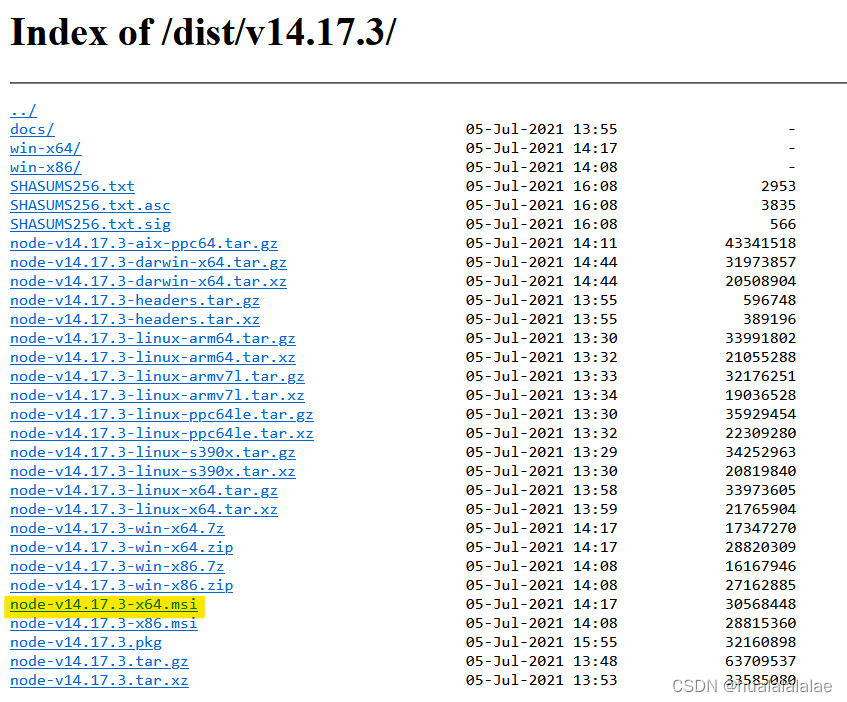 Node.js & cnpm下载-CSDN博客