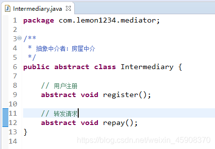 Java23种设计模式——19.行为型模式之中介者模式_java写repay()-CSDN博客