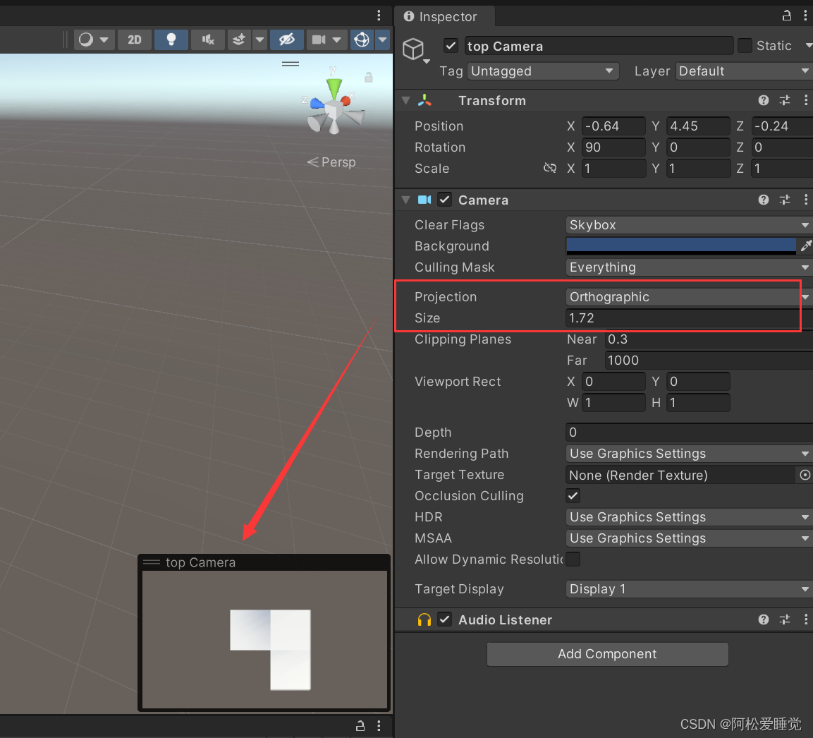 摄像机视角的切换_unity基础开发教程_unity代码更改摄像机的projection-CSDN博客