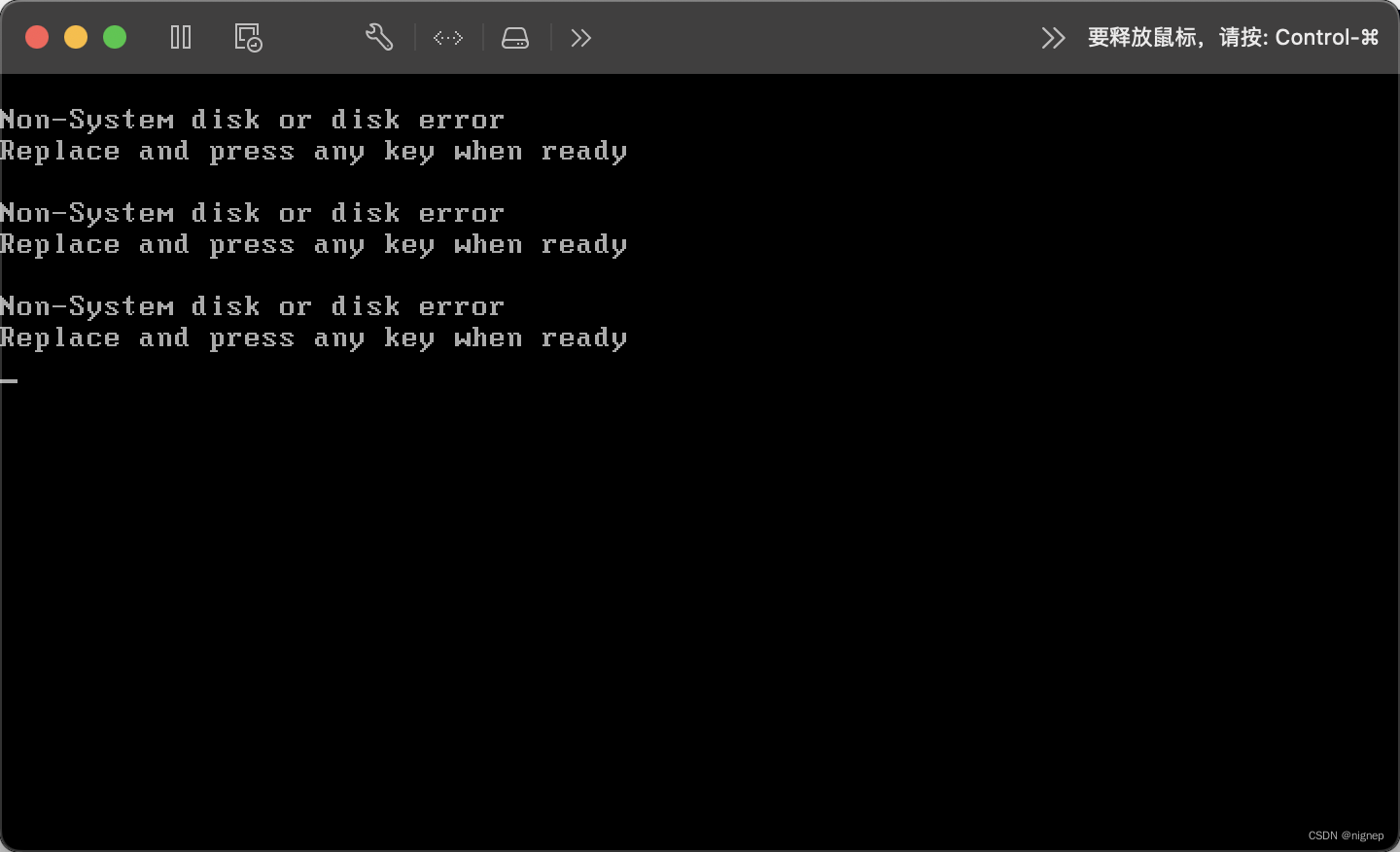 启动vmware虚拟机总是出现Non-System disk or disk error，改了启动顺序依旧出现问题_vmware workstation 17 non-system disk ...