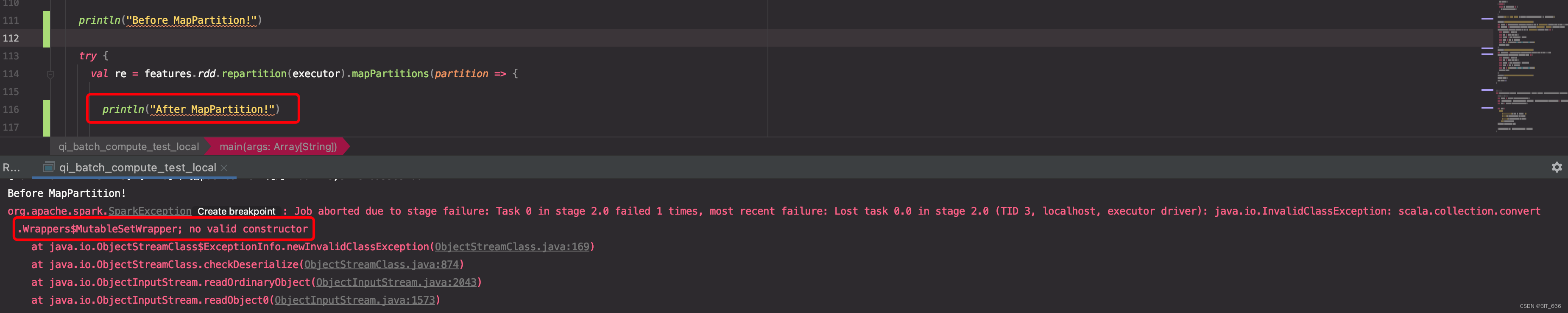 Spark / Scala - scala.collection.convert.Wrappers$MutableSetWrapper - no valid constructor_java ...