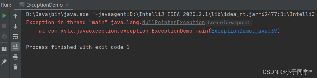 Java 异常_create breakpoint-CSDN博客